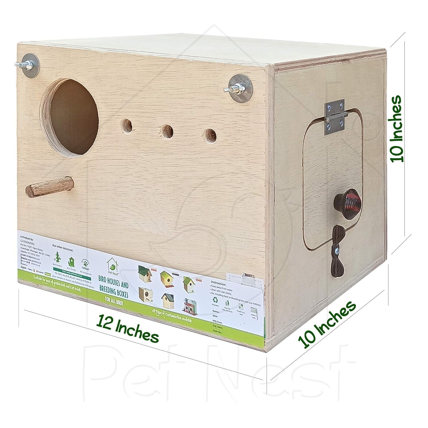 Cockatiel breeding box store